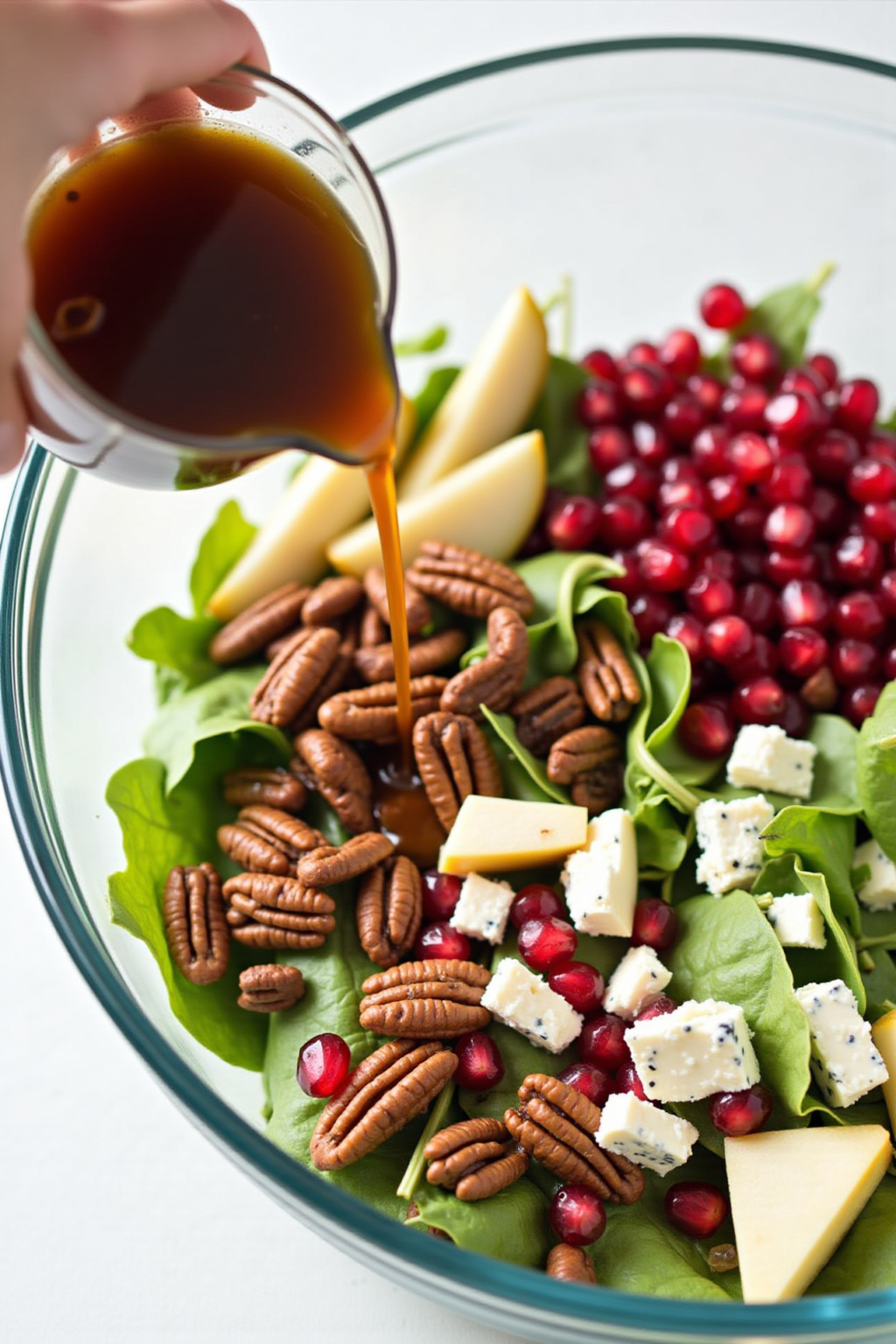 A Fall Feast Salad: Thanksgiving Delight with Pomegranate, Pears ...