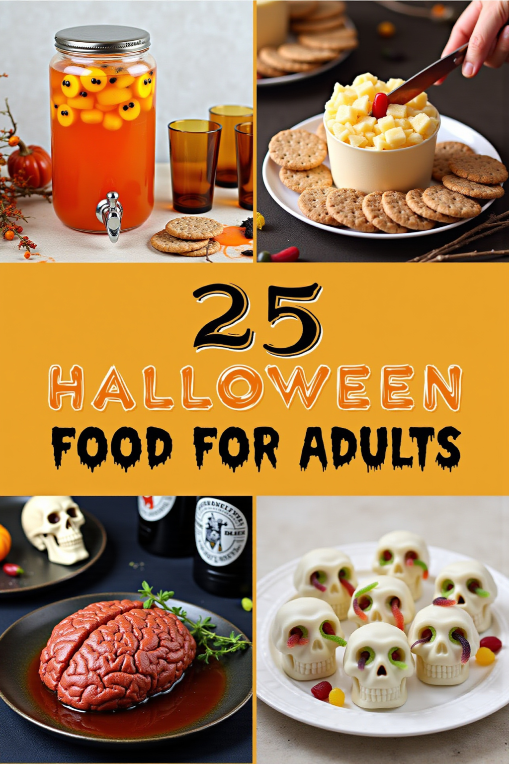 Gourmet Ghouls: 25 Spooky Dishes to Enchant Your Adult Halloween Bash ...
